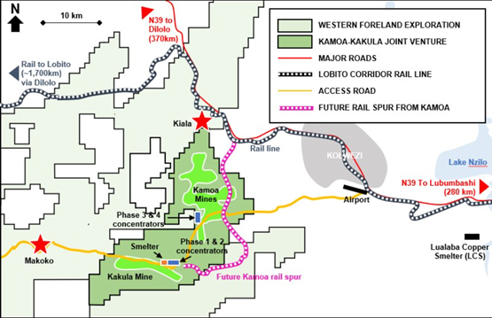 Western Foreland Copper Exploration – Ivanhoe Mines